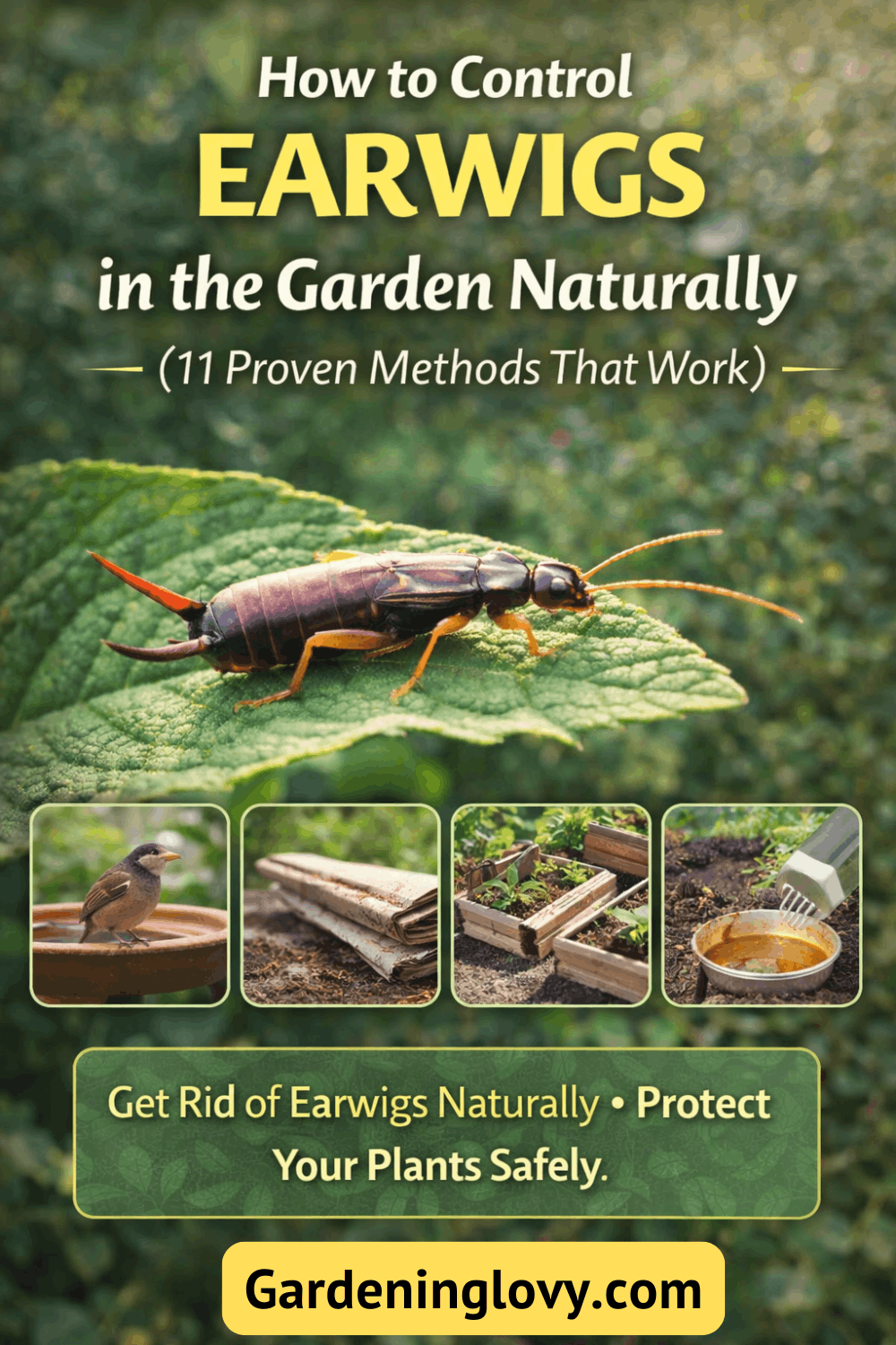 How To Control Earwigs In Garden (7 Safe Effective Methods)